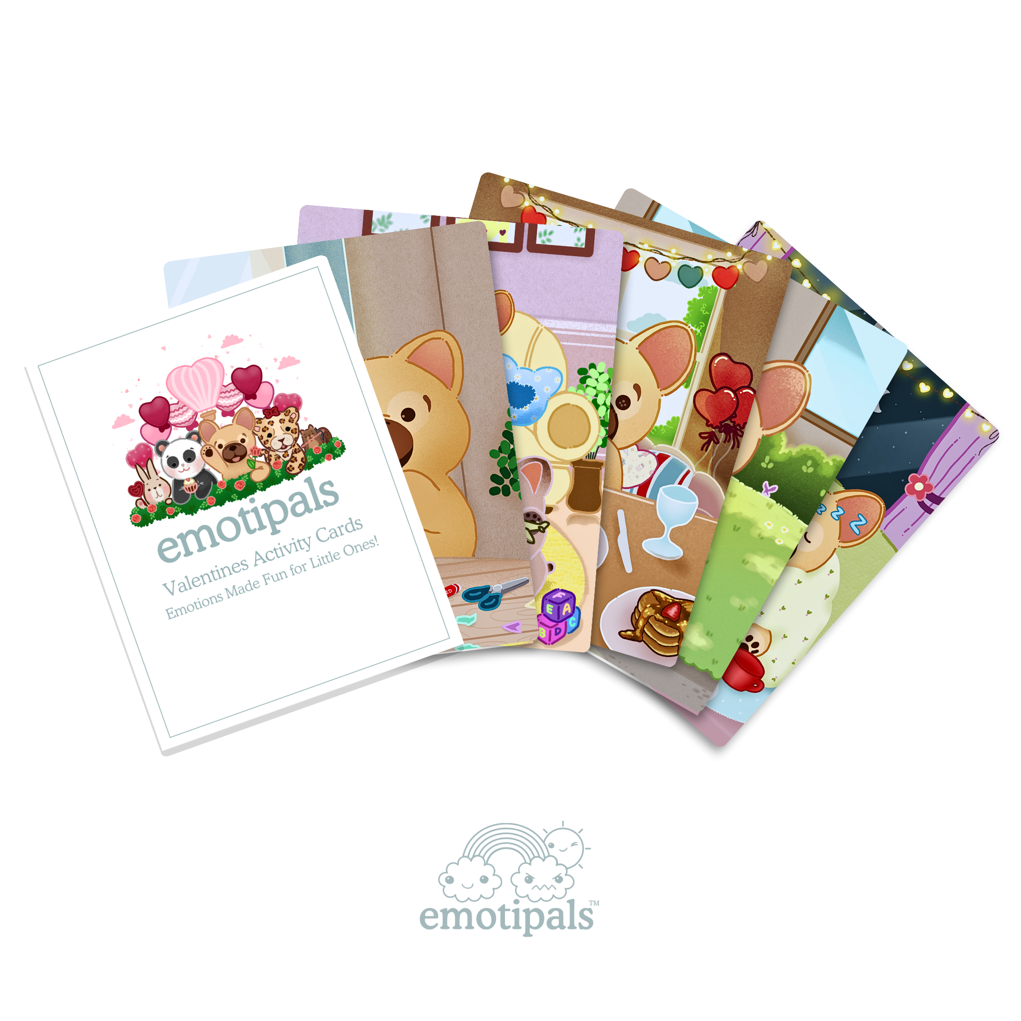 Valentine's Day Activity Card Set-Digital Download – emotipals™